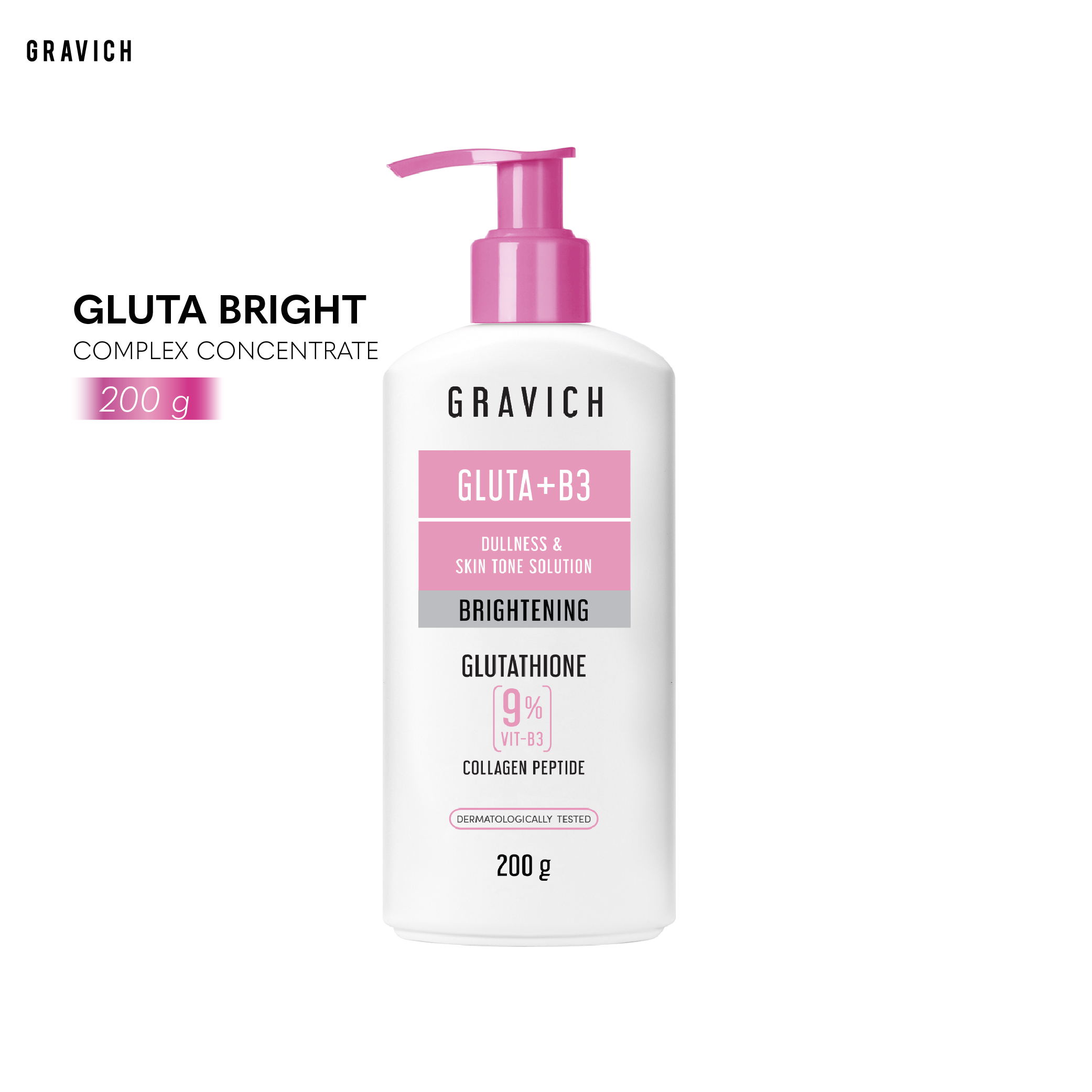 Gravich Gluta Bright Complex Concentrate Body Lotion 200 g | Lazada.co.th