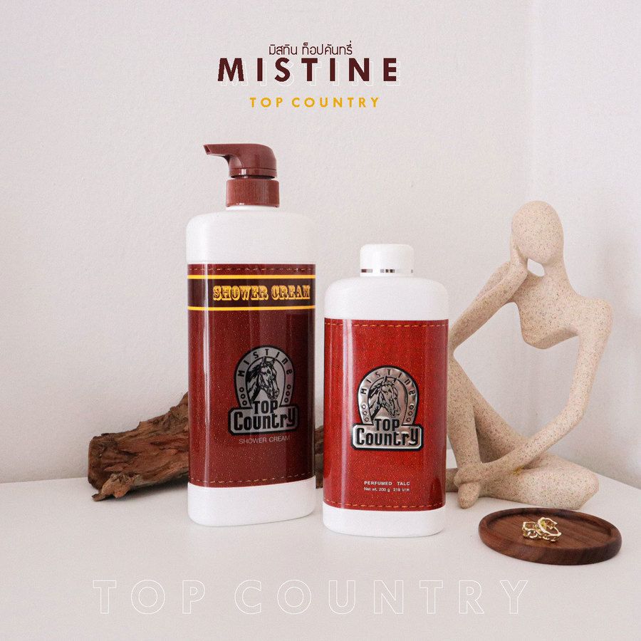 mistine top country มิสทิน ท็อป คันทรี่ แป้งโรยตัว โคโลณจ์ น้ำหอม โฟม ...