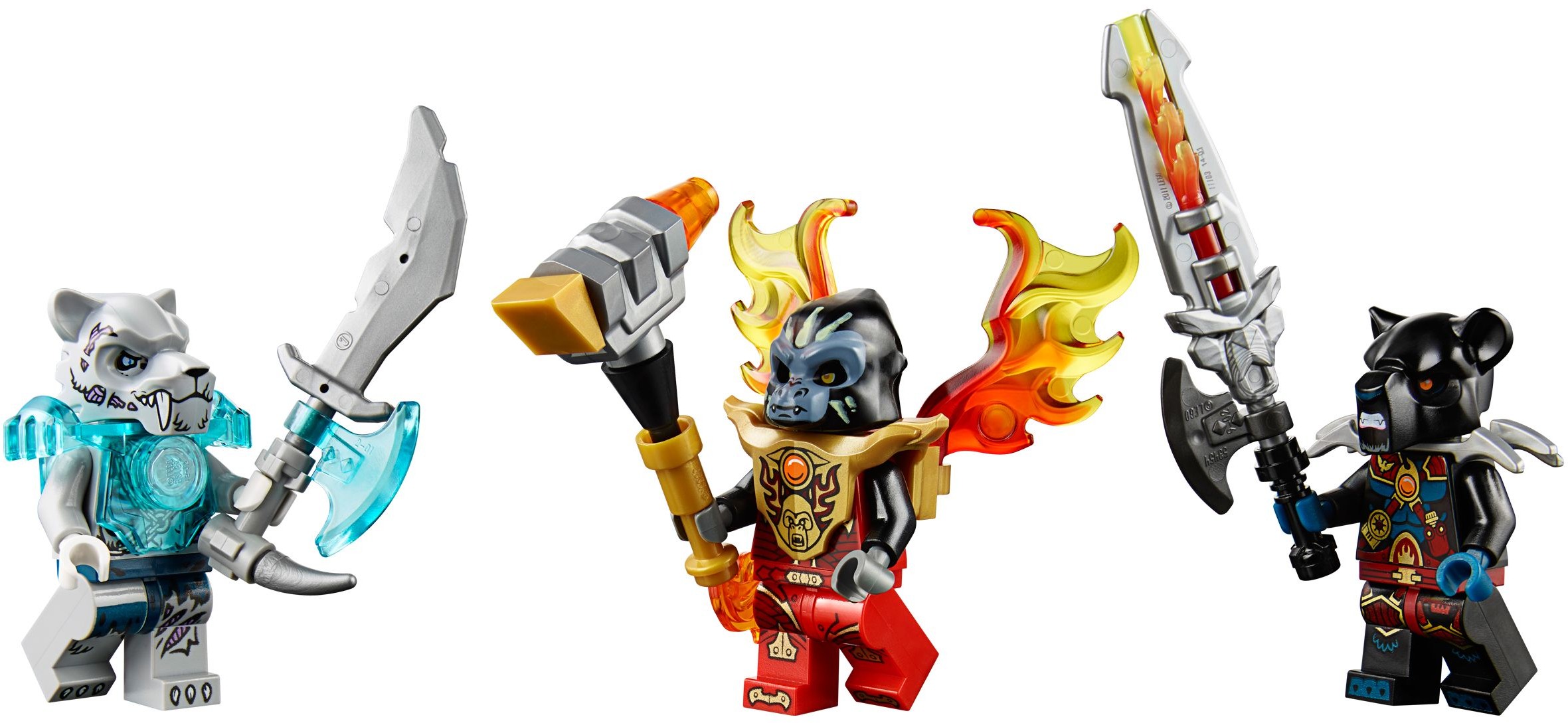 LEGO 70222 LEGO toy CHIMA Qigong legendary tiger staff's double-sided ...