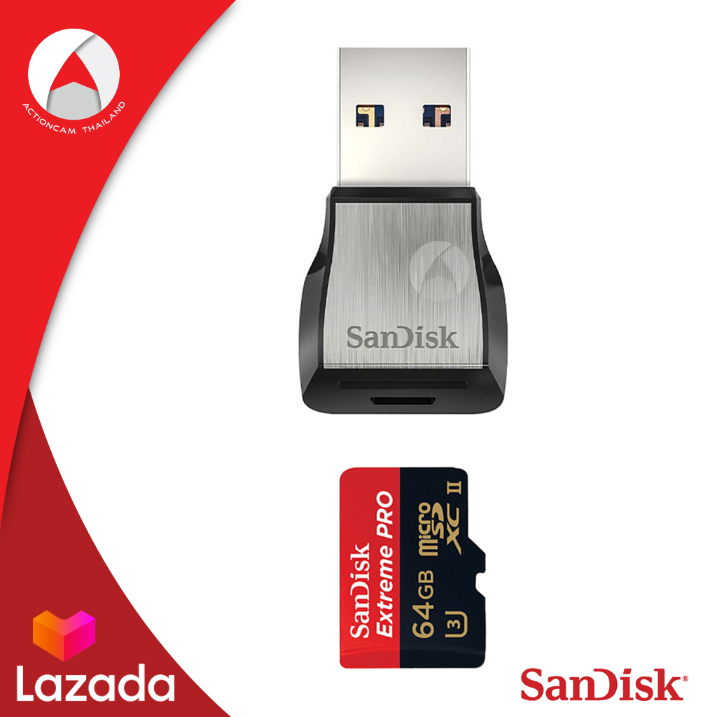 SanDisk Extreme PRO 64GB microSDXC Card UHS-II Speed 275MB/s (SDSQXPJ_064G_GN6M3) Memmory ...
