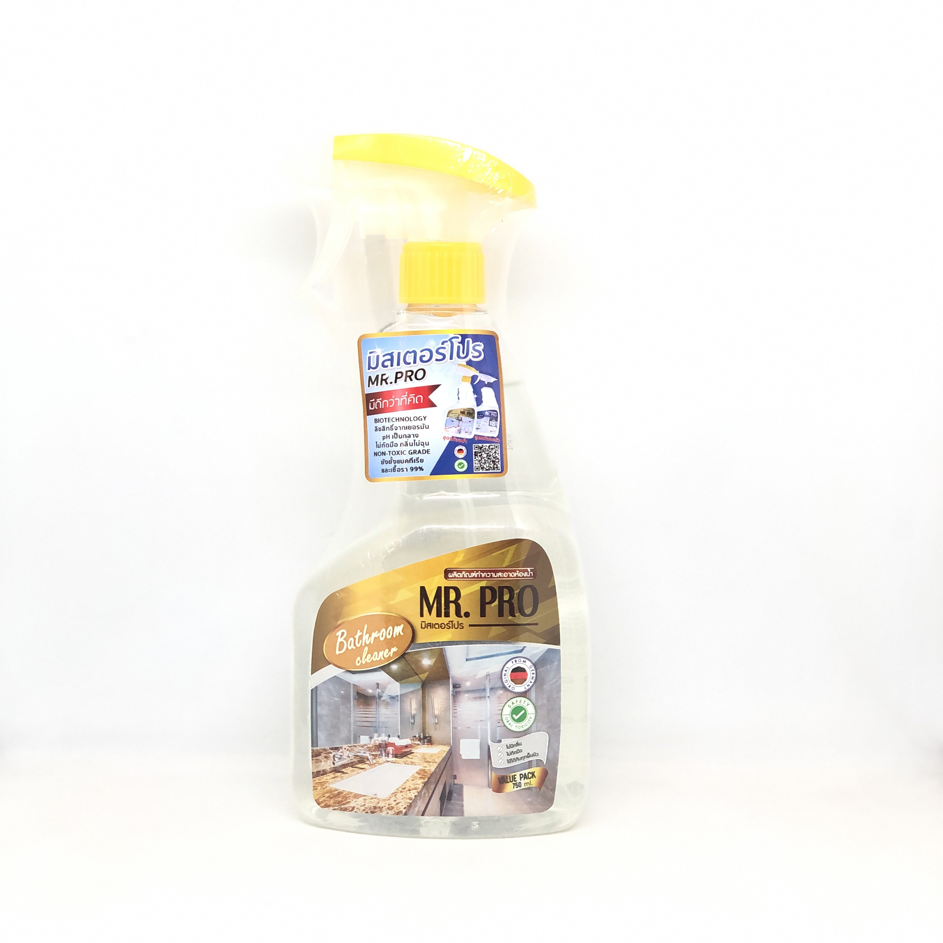 น้ำยาล้างห้องน้ำ Mr.Pro ขนาด 750 ml ผลิตภัณฑ์ทำความสะอาดห้องน้ำ ...