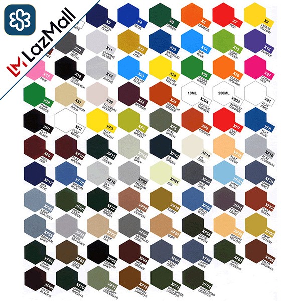 Tamiya Enamel Color 80010 X-10 GunMetal (Gloss Metallic) 45135095 ...