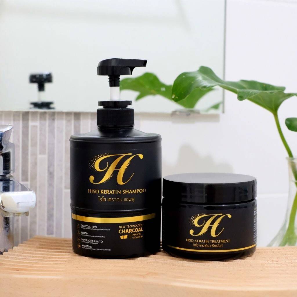 {เซ็ทบำรุงผม} Keratin Shampoo & Hiso Keratin Treatments ไฮโซแชมพู+ไฮโซเคราตินทรีทเม้นท์ บำรุงผม ...