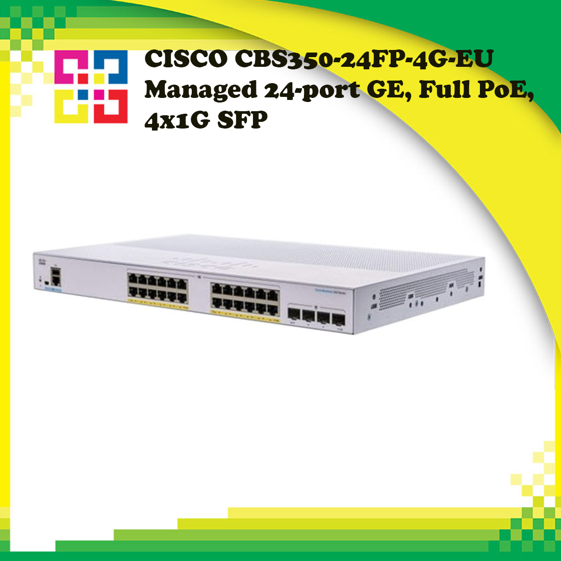 CISCO CBS350-24FP-4G-EU Managed 24-port GE Full PoE 4x1G SFP - BISMON ...