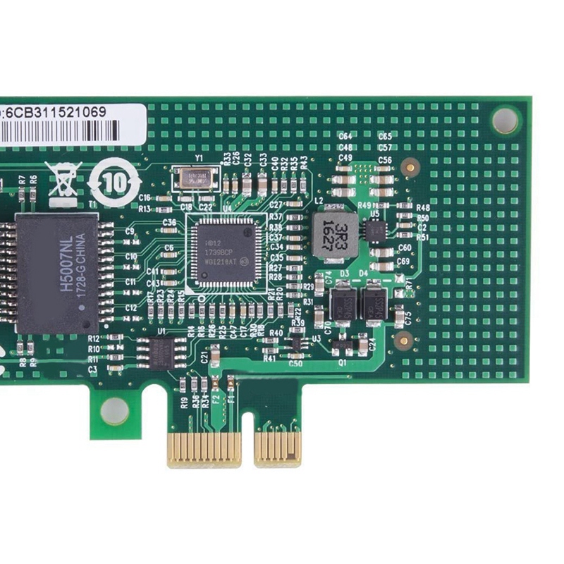 Gigabit PCIE Server Adapter for Intel I210-T1 - I210 Chip, Single RJ45 Port, 1Gbit PCI Express ...