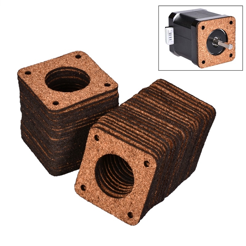[PIIN] 4PCS Nema 17 Stepper Damper Nema17 Stepper Motor Damper Cork ...