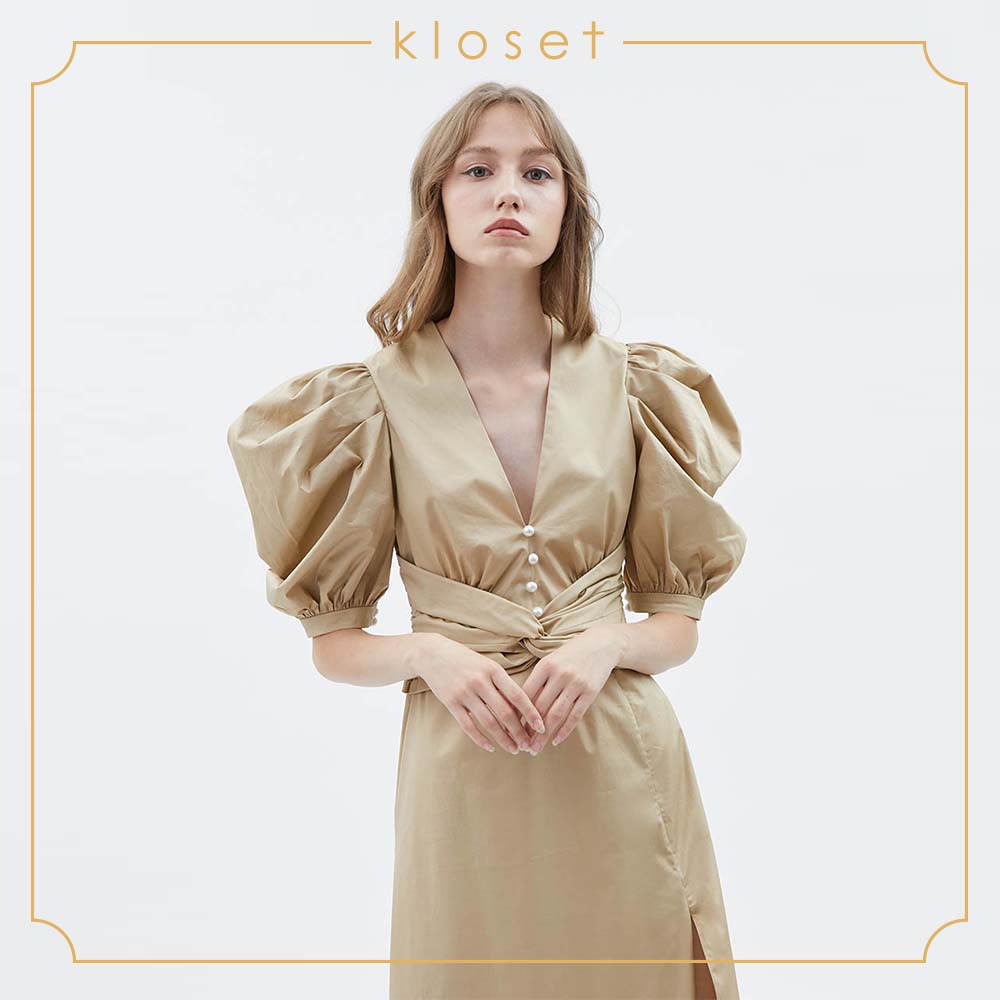 Kloset One Piece With Tie Bow (KK23-SW004) บีกีนี่ แต่งดีเทลอะไหล่หัวใจ ...