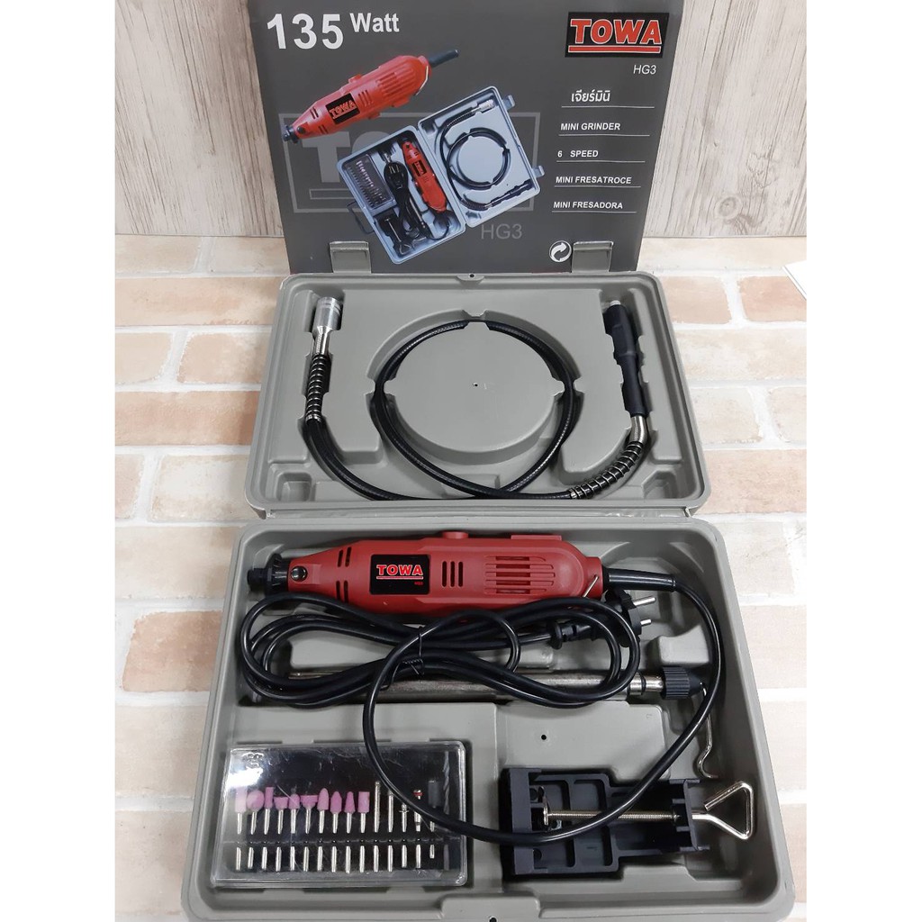 ( PRO+++ ) โปรแน่น.. TOWA เครื่องเจียร์ มินิ แกะสลัก HG3 เจียร์สายอ่อน ราคาสุดคุ้ม เลื่อย เลื่อย ...