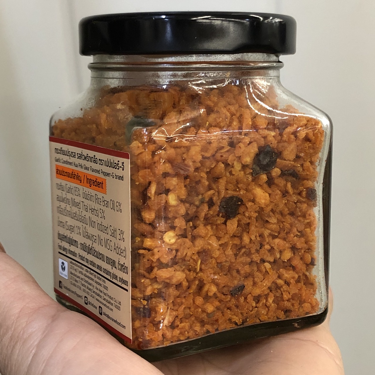 กระเทียมเจียวปรุงรส พร้อมทาน รสคั่วพริกเกลือ ตราเปปเปอร์จี Garlic ...