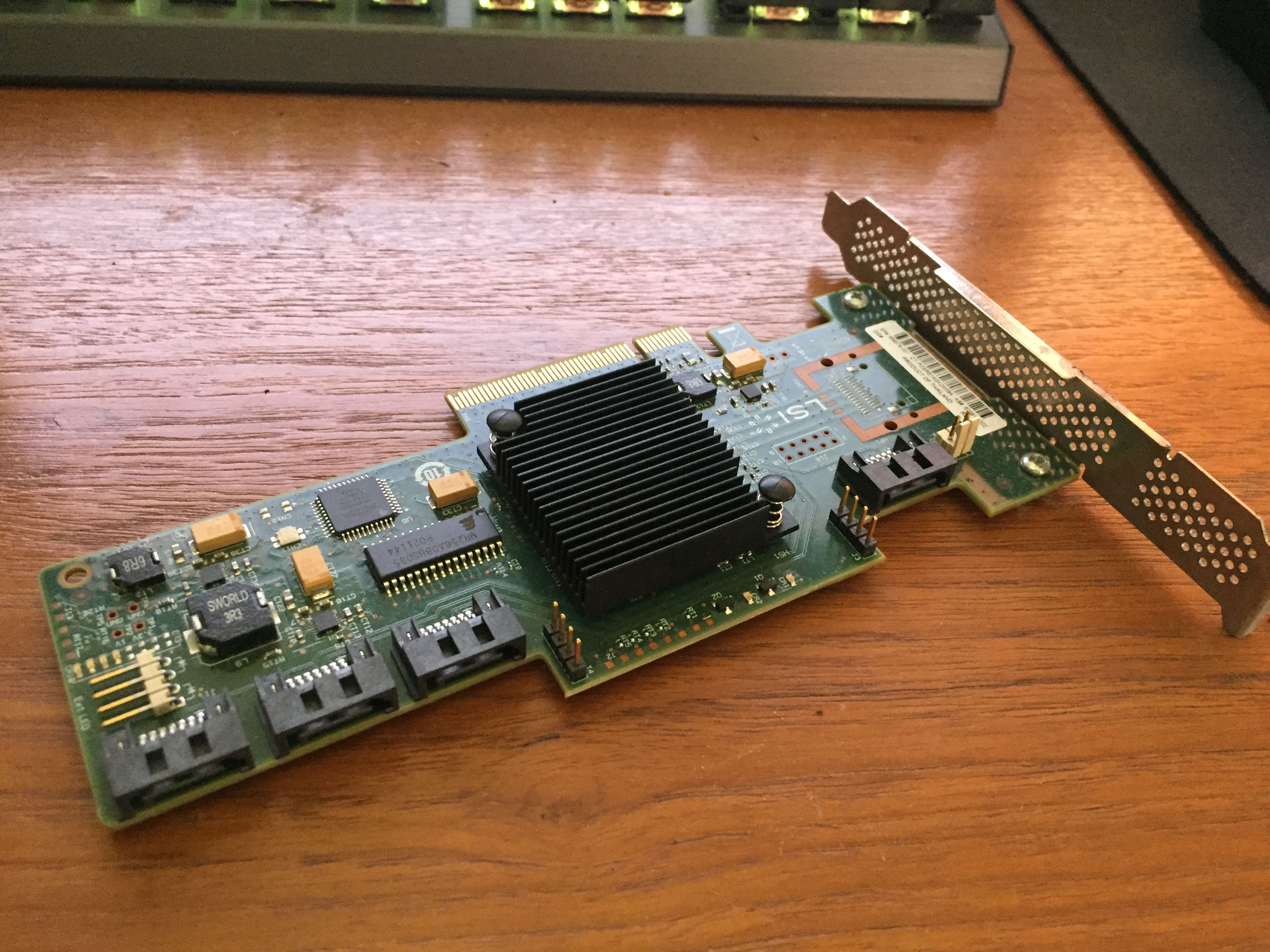 LSI® SAS 9212-4i4e PCI Express® to 6Gb/s Serial Attached SCSI (SAS ...