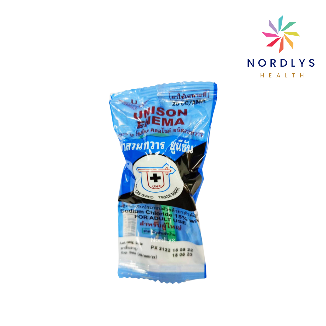 UNISON ENEMA ยาสวนทวารยูนีซัน ยาระบาย สำหรับผู้ใหญ่ บรรเทาอาการท้องผูก ...