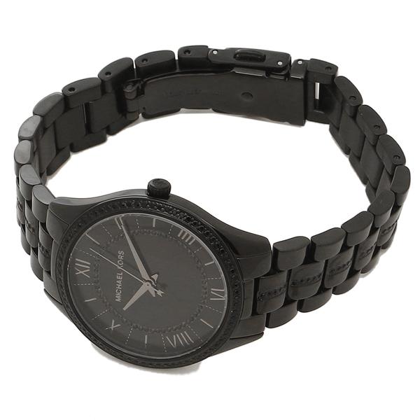 นาฬิกาข้อมือผู้หญิง MICHAEL KORS Black Dial Black Stainless Steel ...