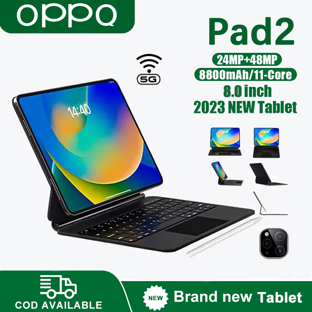 tablet OPPQ Pad2 ใหม่เอี่ยม (16G RAM 1024 ROM)8.0 นิ้ว 5G Android12.0 ...