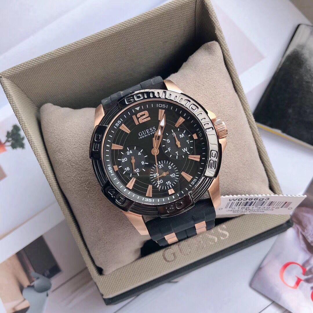 นาฬิกาข้อมือผู้ชาย Guess Caliber Chronograph Men Watch W0864G2 ...