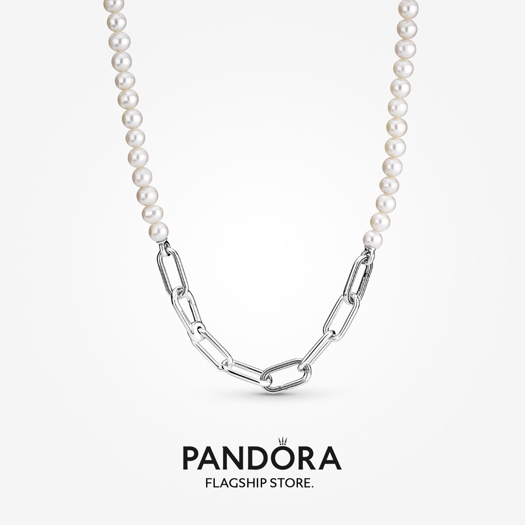 Pandoras ME Freshwater Cultured Pearl Necklace (45 cm) - tuodeng76 ...