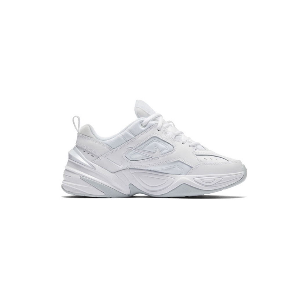 2021 M2K Tekno All White Thick Bottom Retro Male Female Running Shoes Sports Leisure Training ...