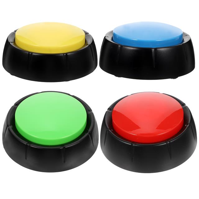 【CW】 Buttons Dog Buzzer Training Talking Sound Interactive Answer ...