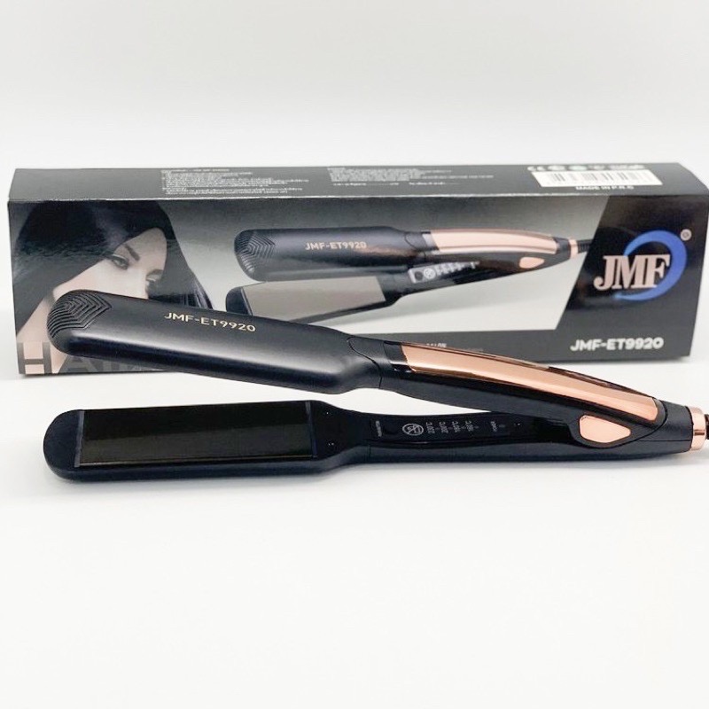 เครื่องหนีบผม JMF-ET9934 เครื่องหนีบผมที่หนีบผม หน้าสัมผัสขนาดใหญ่ เครื่องรีดผม แผ่นเซรามิค ปรับ ...