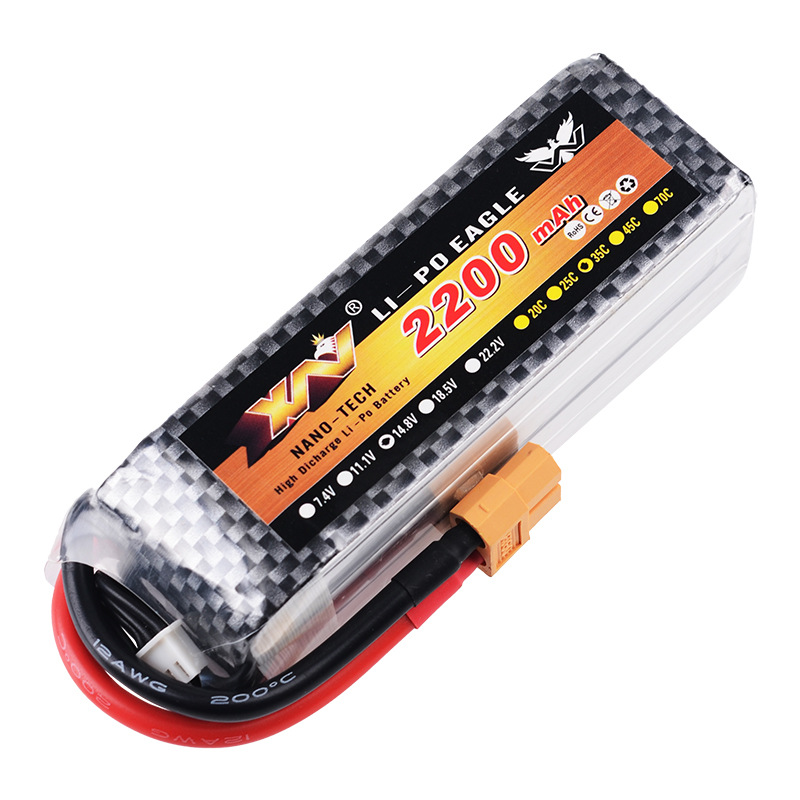 แบตเตอรี่ LIPO 2200 mah 35C 3S-4S-6S (ปลั๊กXT60) ของเล่นบังคับวิทยุและ ...