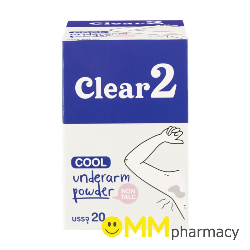 Clear2 Care Underarm Powder เคลียร์ทู แคร์ อันเดอร์อาร์ม พาวเดอร์ 15 ...