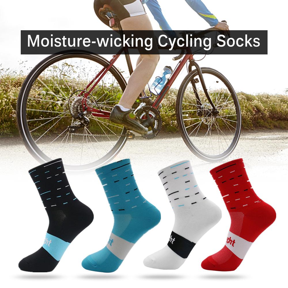 Cycling Socks Moisture-wicking Bike Socks Men Women Sports Running Gym ...