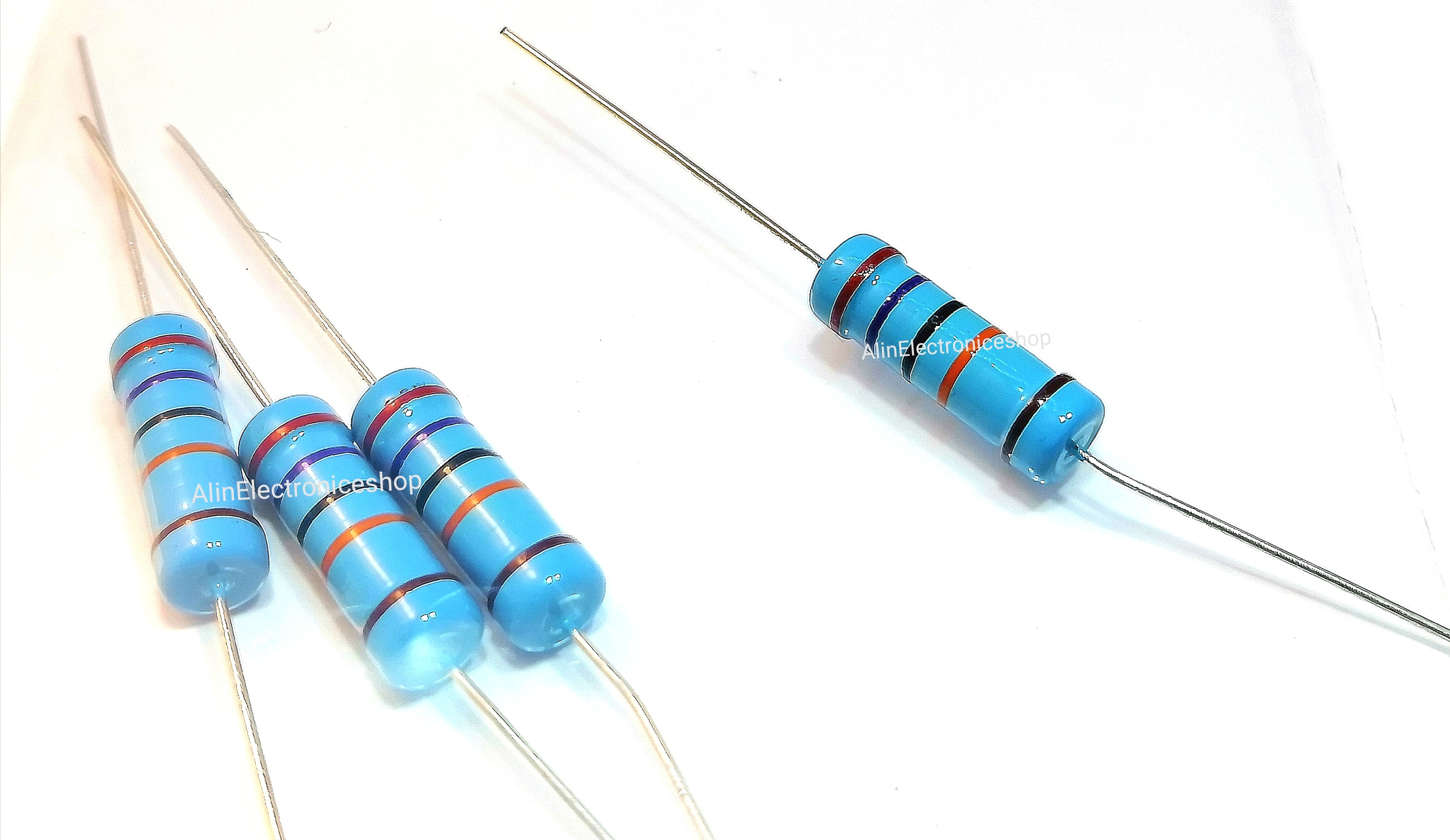 10 ตัว 3W 270K ตัวต้านท้าน คาร์บอน Metal film resistor อุปกรณ์งานอิเล็ก ...
