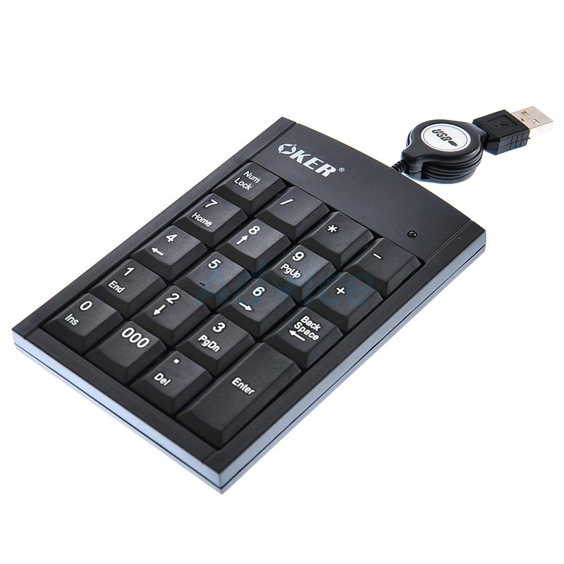 Keyboard OKER SK-975 คีย์บอร์ด แป้นตัวเลข Numberic Mini Keypad - sk ...