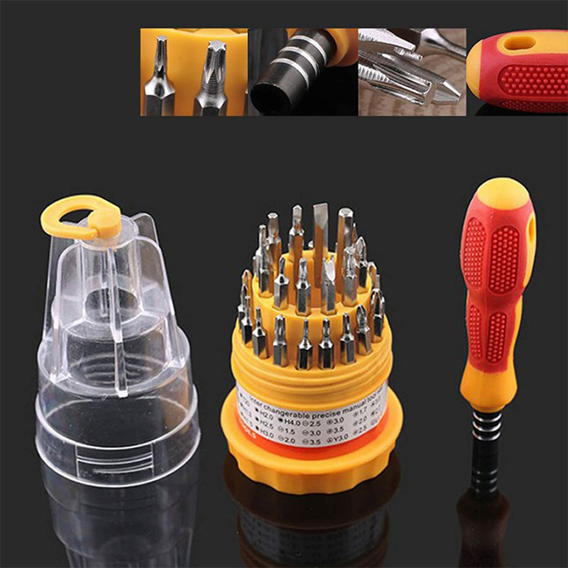 Hand Tool 31 Pcs Screwdriver Kit Small Mini Combination Universal Set ...