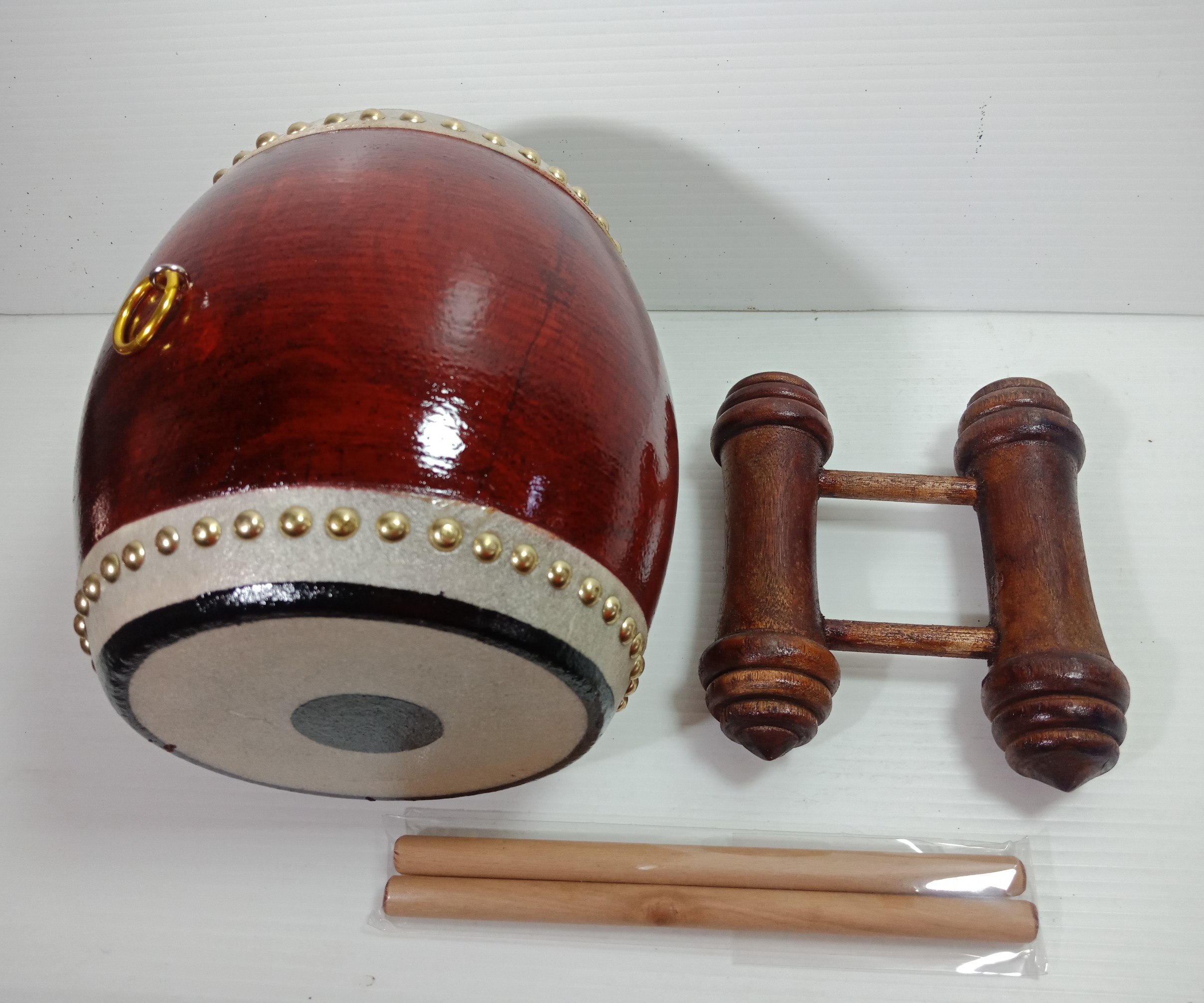 กลองตุ๊ก 5 นิ้ว พร้อมฐานตั้ง ไม้ตี - APtrade - ThaiPick