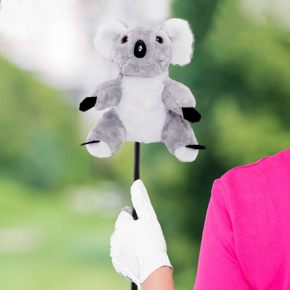 Cute Koala Golf Driver Head Cover Lovely Cartoon Animal Wood Headcover ...
