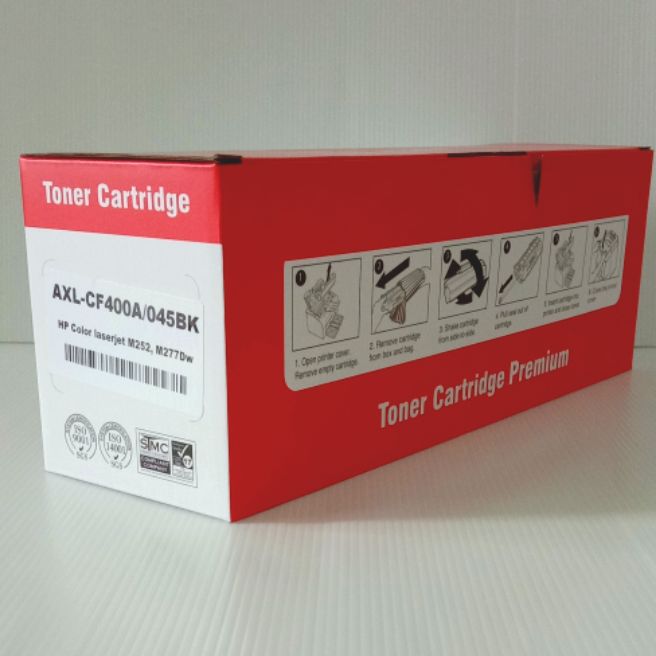 หมึกเลเซอร์ HP 201 CF400A สีดำ/Canon Cartridge 045/HP Color LaserJet ...