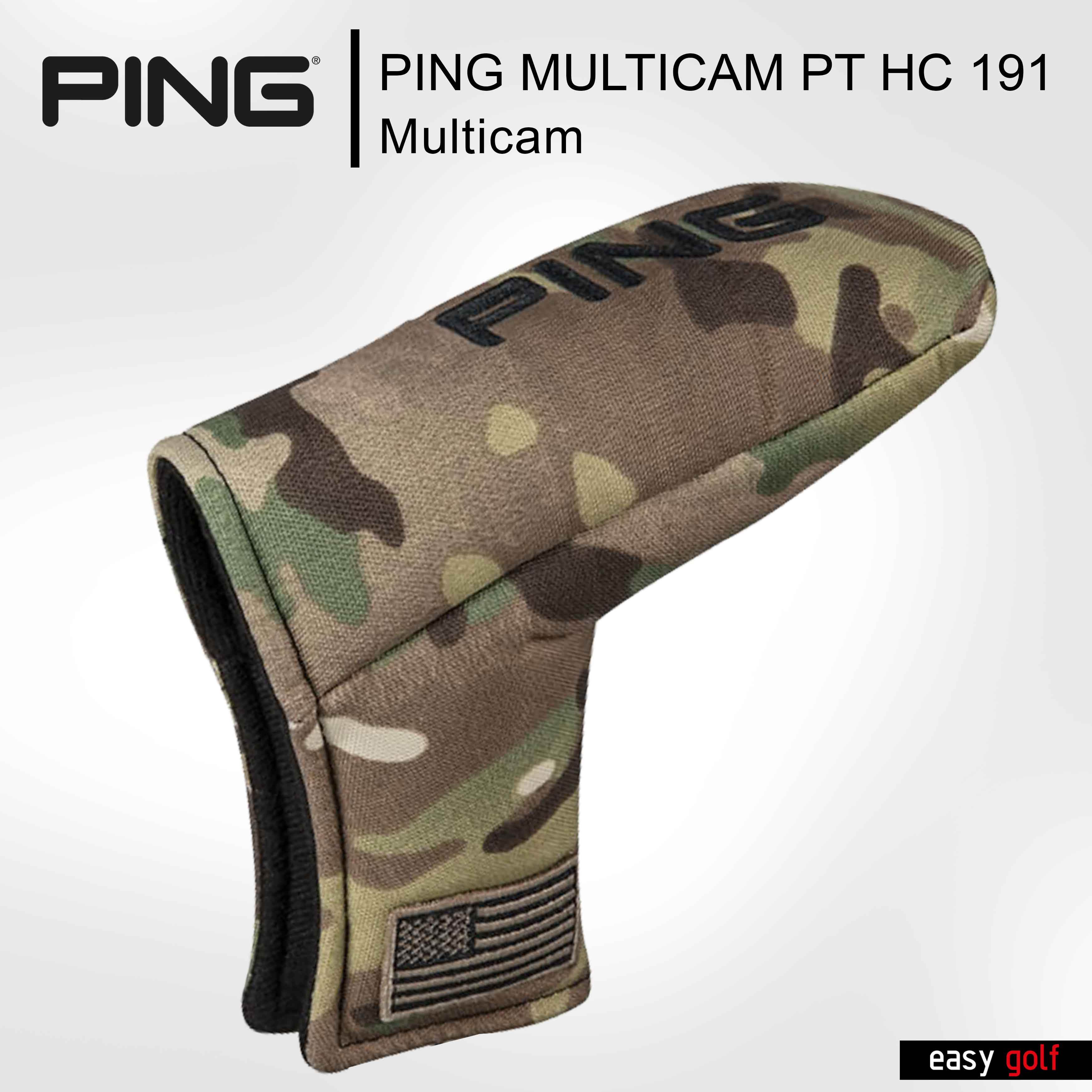 PING HEAD MULTICAM BLADE PUTTER COVER 191 PING HEAD COVER 191 ปลอกหัว ...