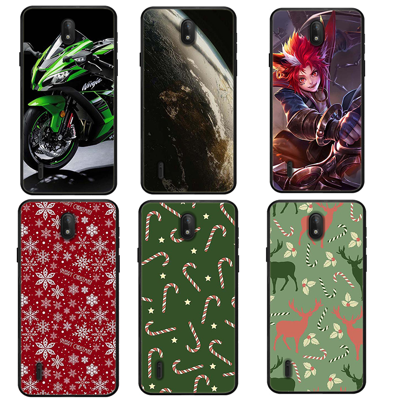 กรณี Nokia C1 TPU โทรศัพท์เคสจิตรกรรมรูปแบบปกหลังชน - D&She - ThaiPick