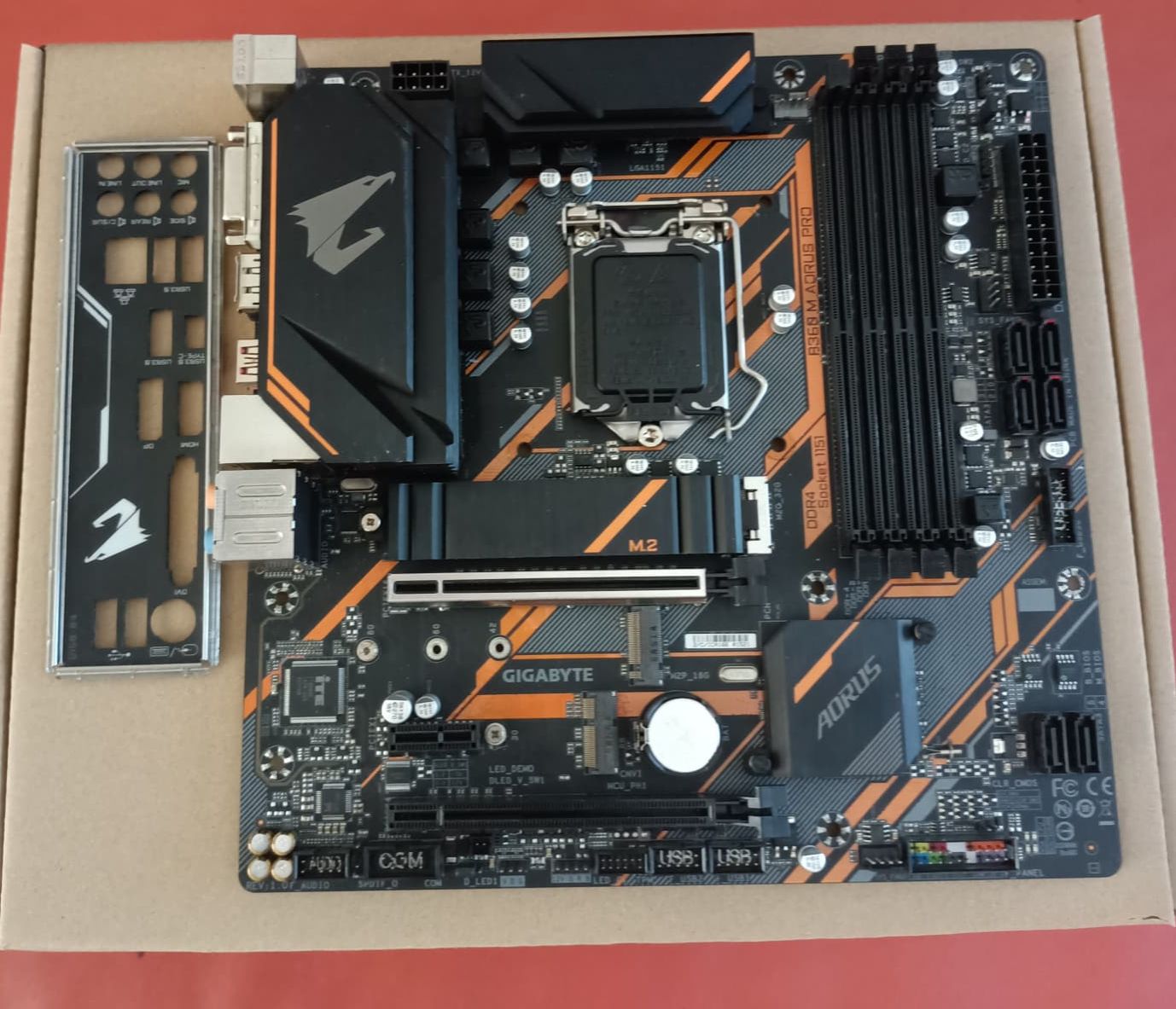 MAINBOARD GIGABYTE Intel B360 AORUS motherboard with RGB Supports 9th ...