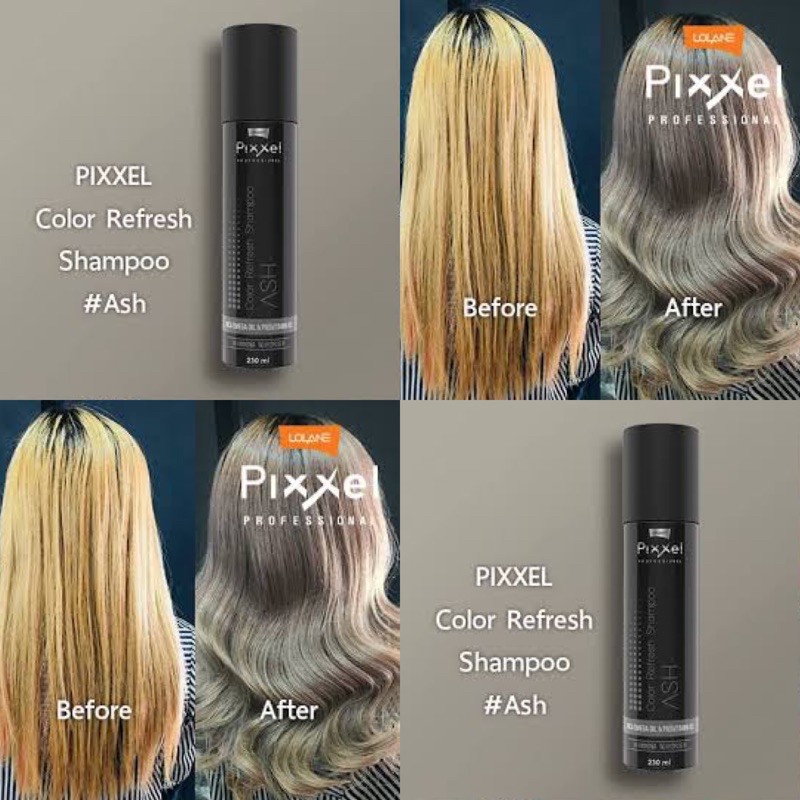 Lolane Pixxel Color Refresh Shampoo 250ml แชมพูเติมประกายสีผม แชมพูสี ...