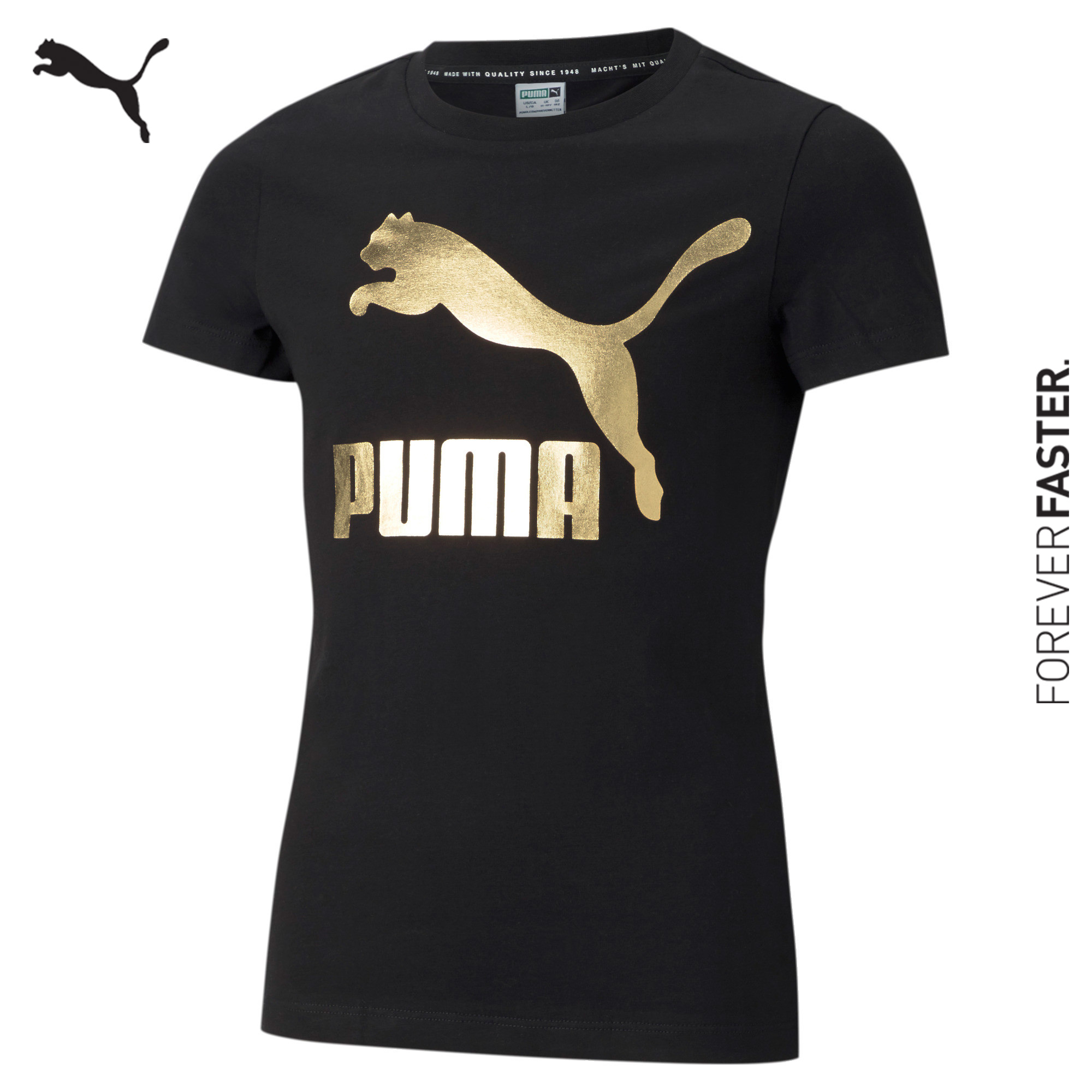 PUMA SPORT CLASSICS - CLASSICS GEN. เสื้อยืดผู้หญิง PUMA สีขาว - APP ...