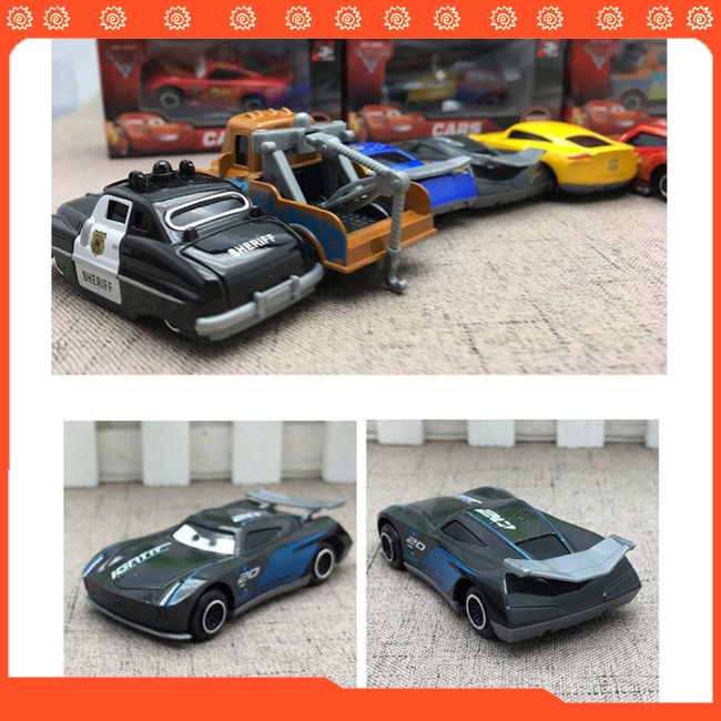 COD 7PCS Set Pixar Cars 2 McQueen Metal Toys Model Car Birthday Gift ...