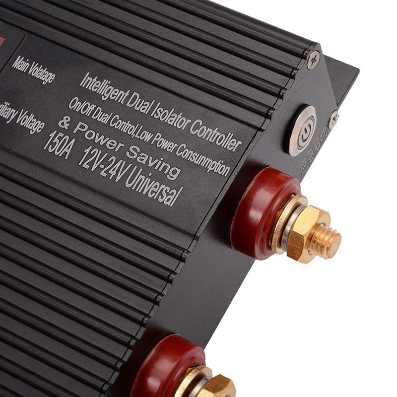 150 Amp Dual Battery Smart Isolator Universal 12V/24V Voltage Sensitive ...