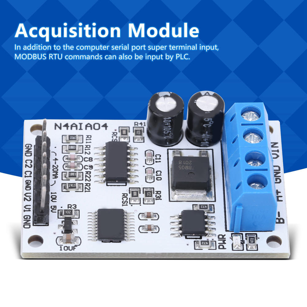 Walfront 4 ‑ 20MA RS485แรงดันไฟฟ้า Analog Collector Analog Acquisition แรงดันไฟฟ้า Acquisition ...