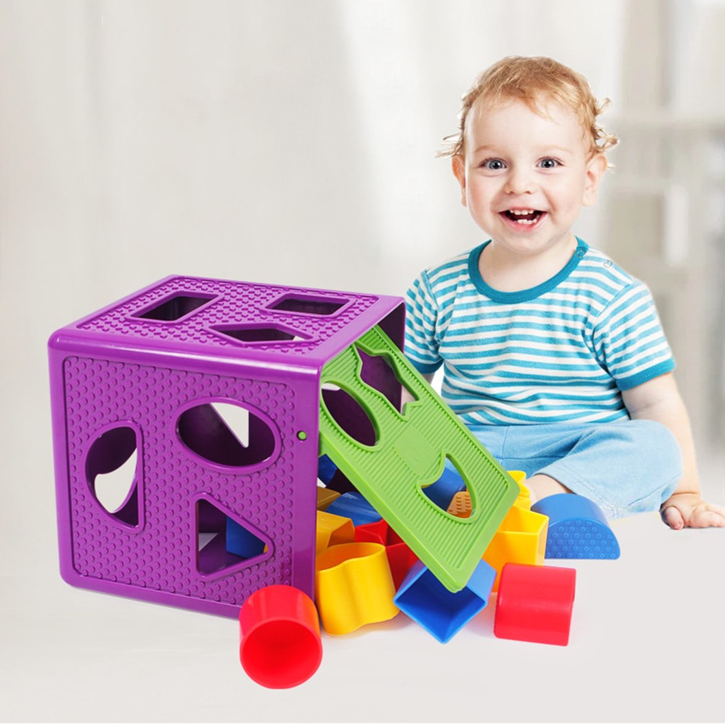 บล็อกหยอด 360 องศา ของเล่นเสริมพัฒนาการเด็กปลอดสารพิษ เป็นของเล่นเสริมทักษะและฝึกสมาธิเด็ก ...