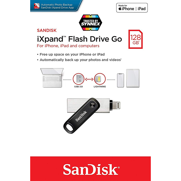 SanDisk iXpand Flash Drive Flip USB3.0 128GB For IOS iPhone iPad and ...