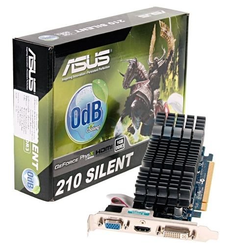 การ์ดจอ GT210 DDR3 1GB graphics card ไม่ต้องต่อไฟเพิ่ม สินค้าสภาพสวย ...