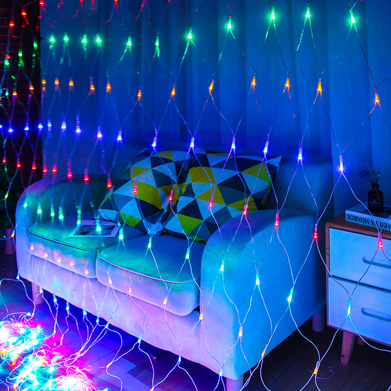 Abenkle Waterproof 1.5M*1.5M Net Light lattice fairy lights strobe ...