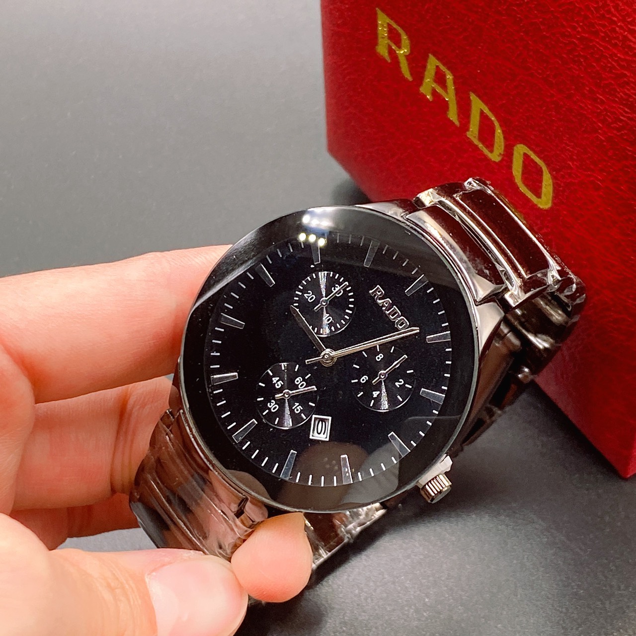 watchtime นาฬิกายี่ห้อหรู เหมาะสำหรับผู้หญิงราโด สายเลท เรียบหรู มีวัน ...