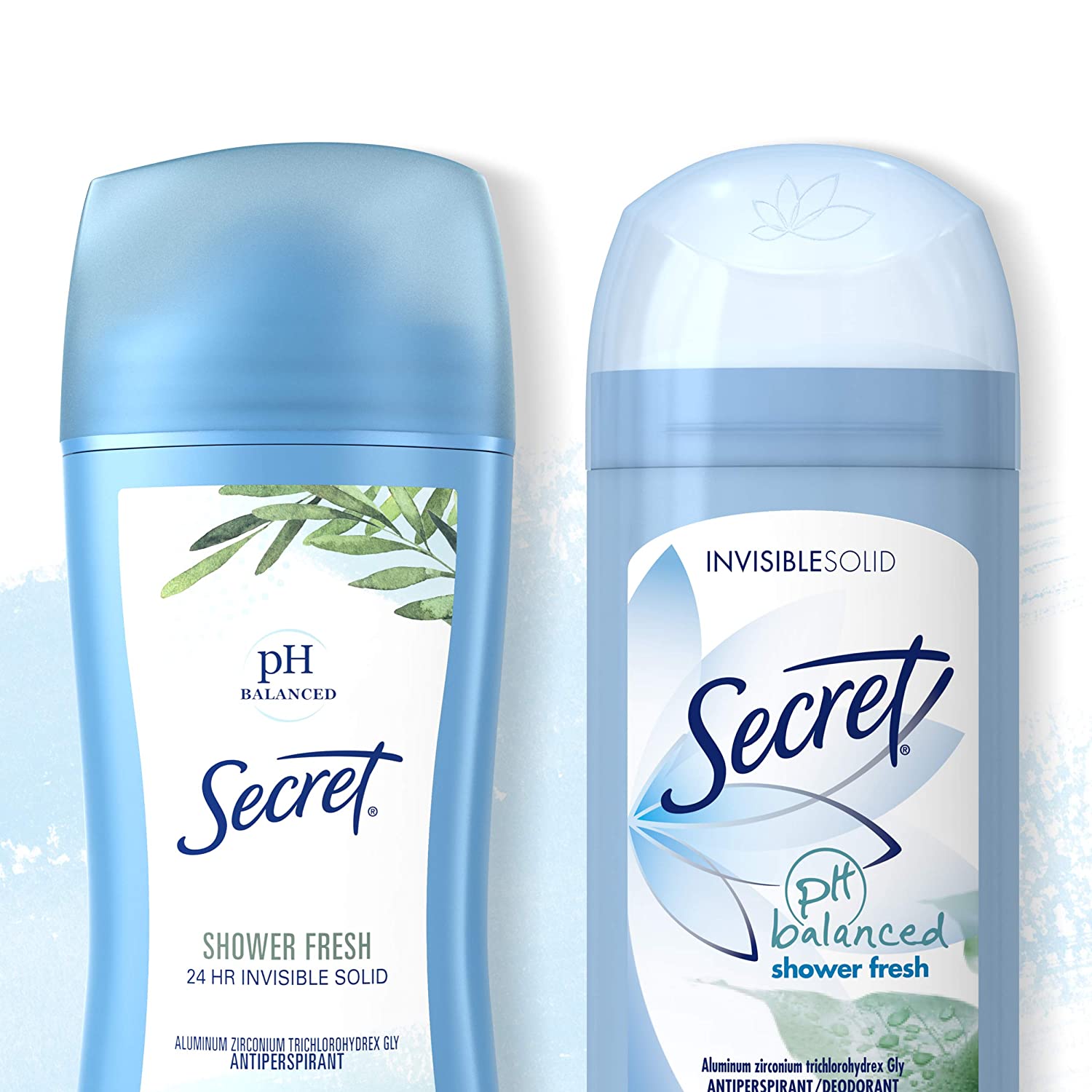 Secret® pH Balanced Invisible Solid Antiperspirant Deodorant, Shower ...