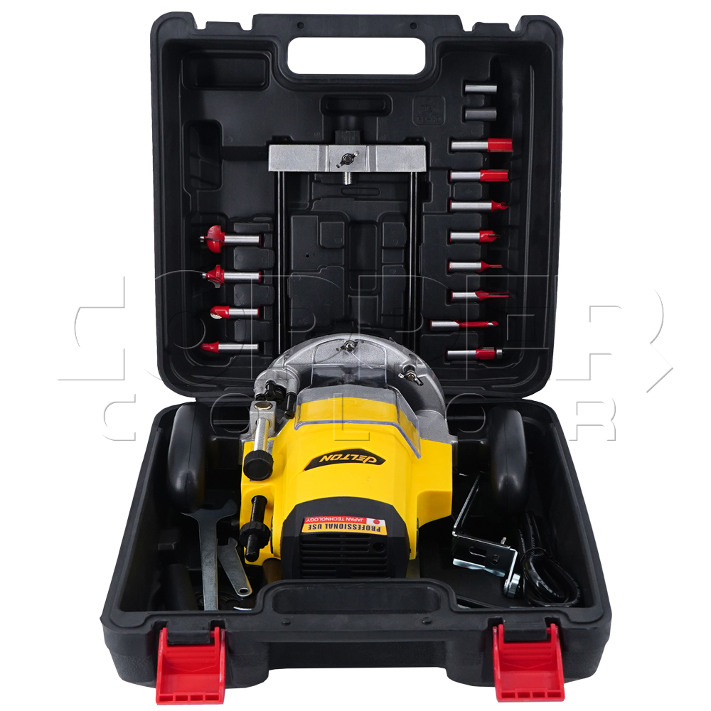 DELTON เร้าเตอร์ เครื่องเซาะร่องไม้ 2,200W ขนาด 1/2 นิ้ว 4 หุน Electric ...