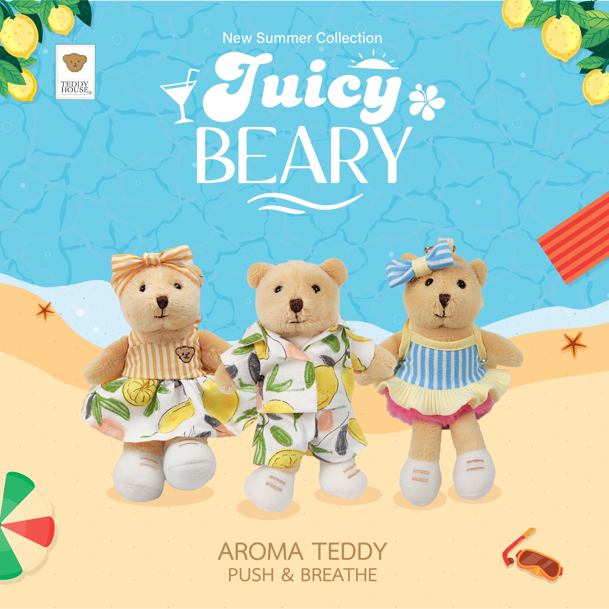 Teddy House Aroma Teddy Collection Summer - Teddy House Thailand - ThaiPick