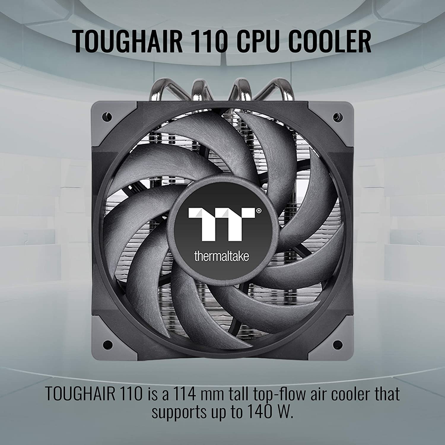 TOUGHAIR 110 140W TDP Top Flow CPU Cooler IntelAMD Universal Socket ...