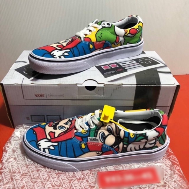 Vans Authentic x Super Mario ลายมาริโอ้ (พร้อมกล่อง) เก็บเงินปลายทางได้ ...