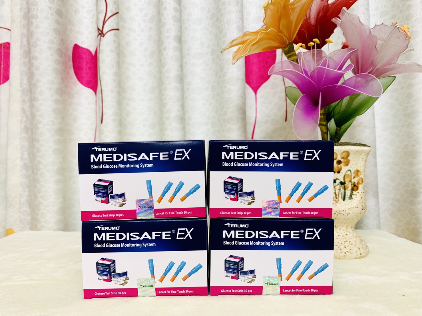 แผ่นตรวจน้ำตาล ยี่ห้อ Terumo medisafe EX 30 ชุด (ของแท้ ใช้ได้จริง ...